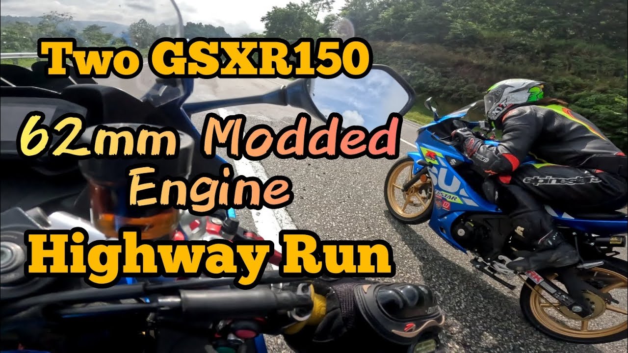 GSXR150 - 2 Modified Suzuki GSXR150 Road Test - YouTube