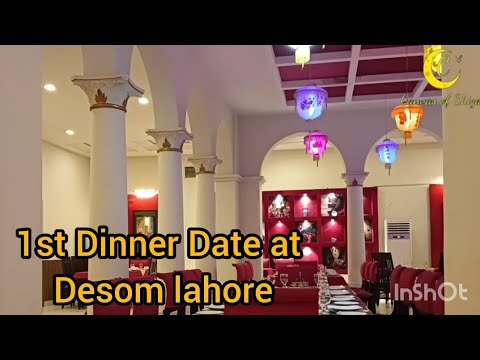 FIRST DINNER DATE IN LAHORE | A DAY IN MY LIFE | DESOM NIGHT VIEW ...