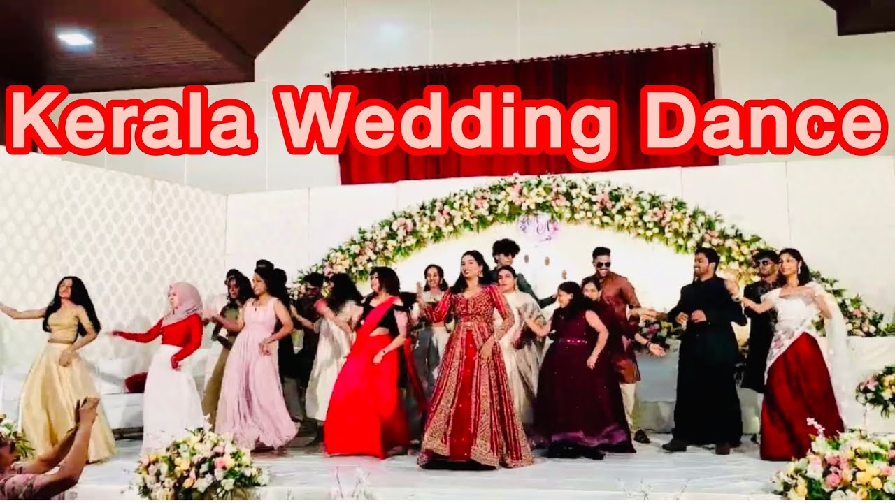 Kerala wedding dance |Trending wedding dance|Easy family dance performance - YouTube