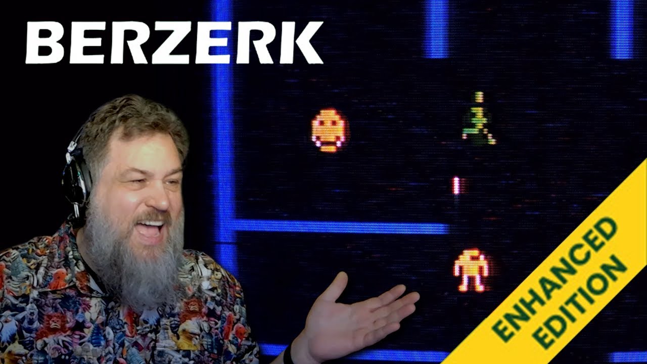 Crow Plays Berzerk Enhanced Edition (& Unboxing) | Atari 2600 - YouTube