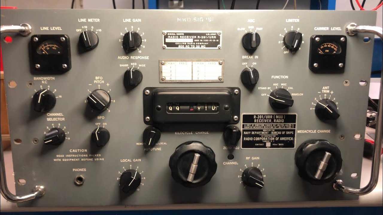 R-391/URR Repair and Restoration Project Part1. The AN/FRR-33 diversity ...