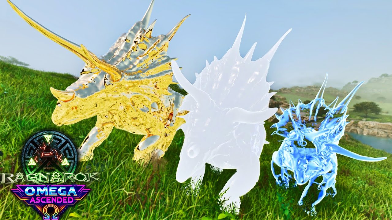 These Lucky Variant Dino are LOOT Piñatas...Ark Omega Ascended [2 ...