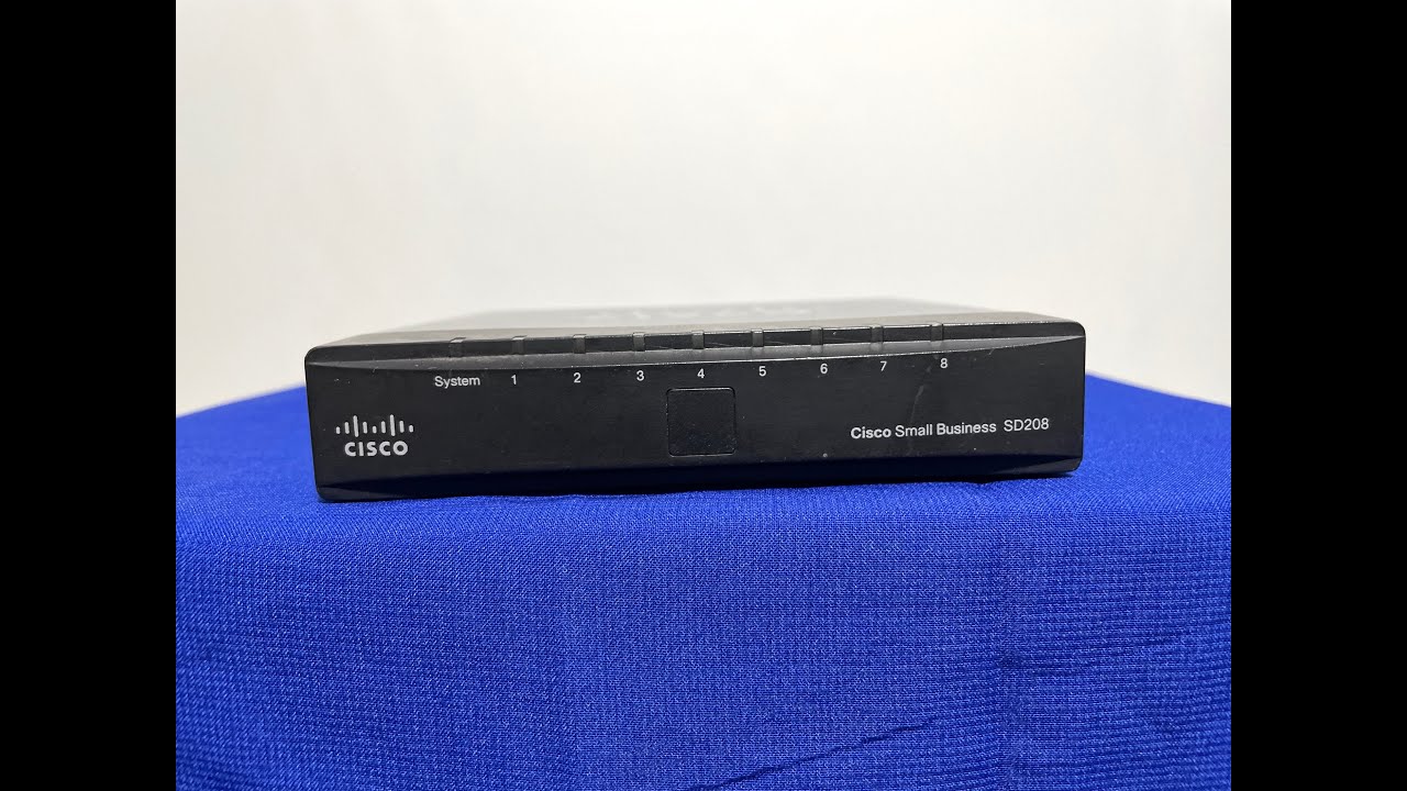 Cisco Small Business SD208 - YouTube