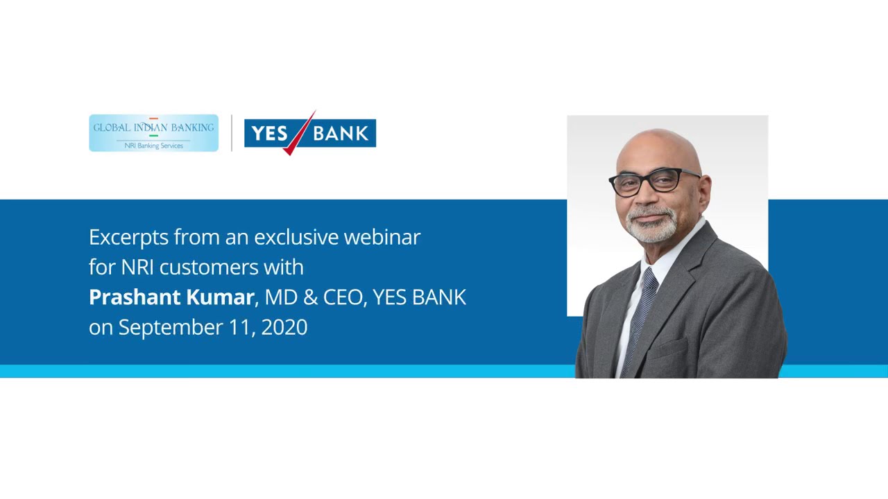 In conversation with Mr. Prashant Kumar, MD & CEO, YES BANK - YouTube