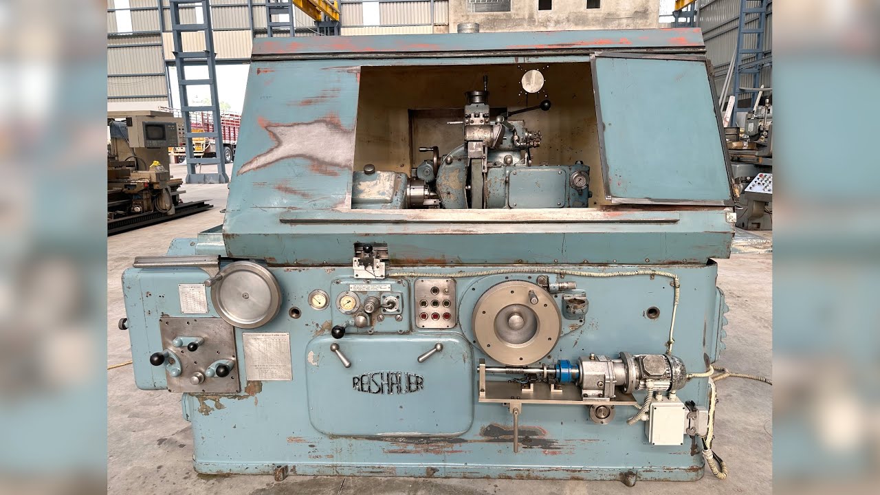 Thread Grinder Machine - Reishauer (Switzerland) - Model NRK - YouTube