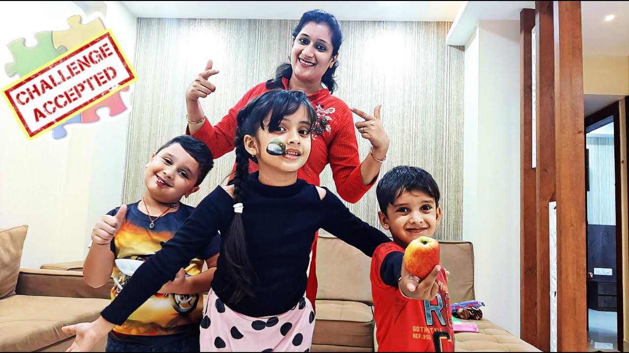 Challenge accepted | Kids fun Challenge | My friends Home Visit | Niya ...