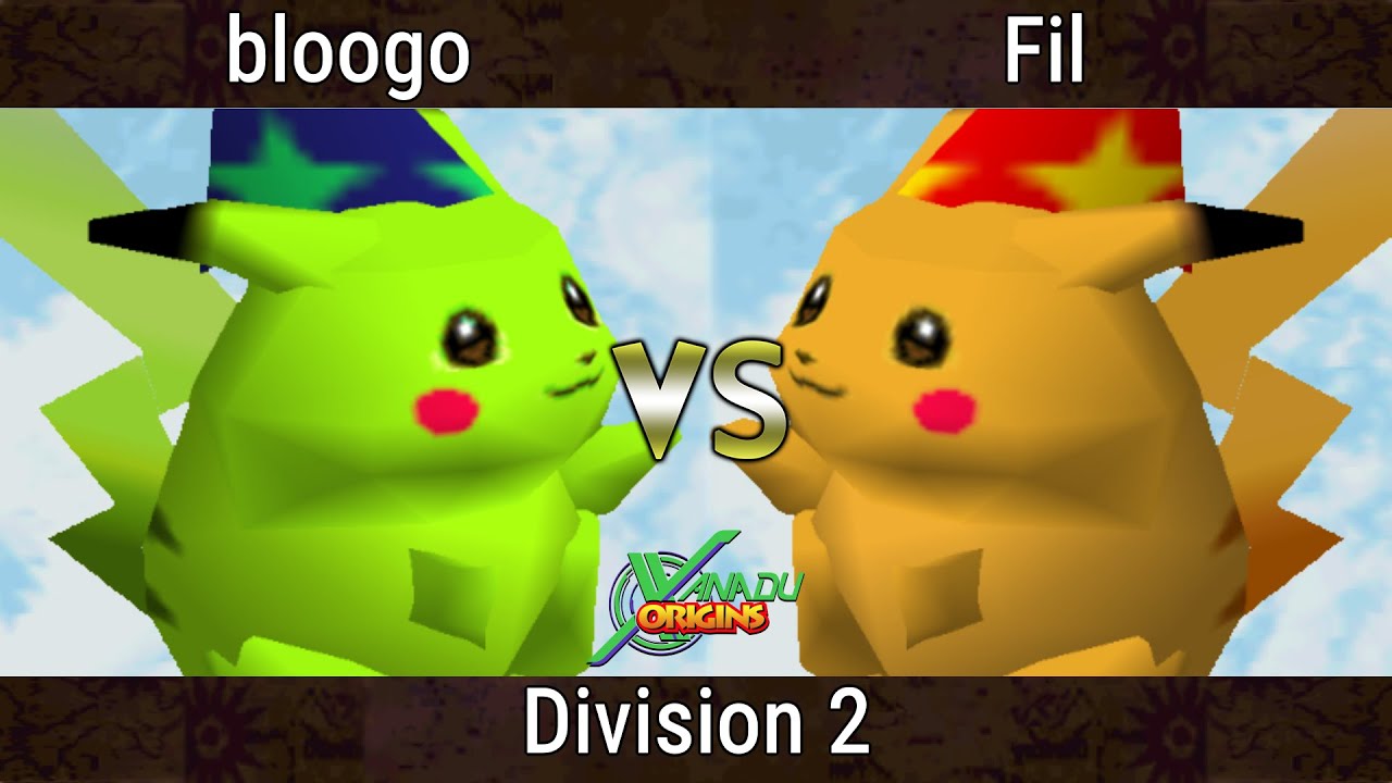 Xanadu Origins - bloogo (Pikachu) Vs. Fil (Pikachu) Smash Bros - SSB64 ...