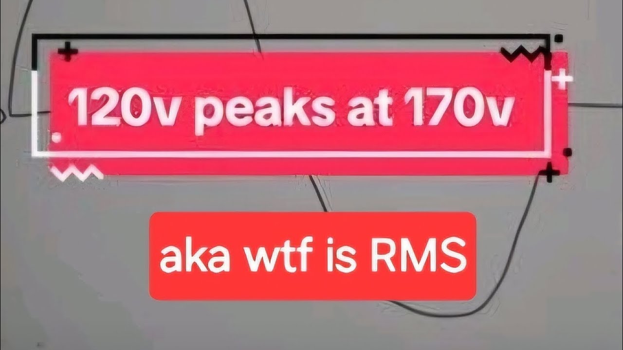 How is RMS calculated..... RMS voltage explained - YouTube