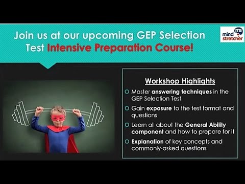 Ace the GEP Selection Test 2016 (Intensive Prep Course)! - YouTube
