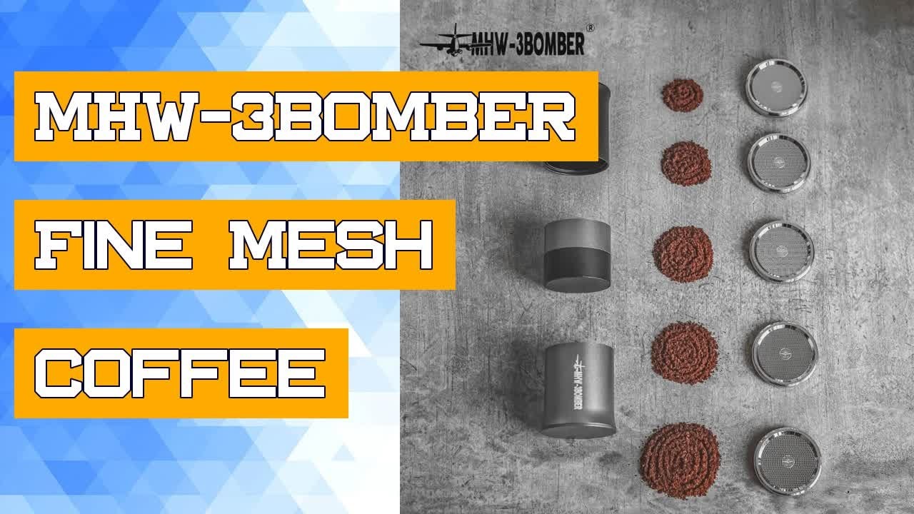 MHW-3BOMBER Fine Mesh Coffee Sieve Strainer 5 Pieces Set Espresso ...