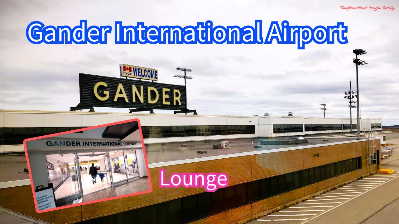 Gander Airport International Lounge Newfoundland Canada - YouTube