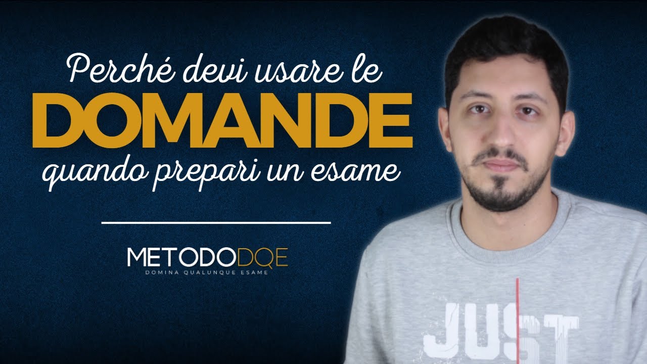 Perché per Studiare Bene devi Porti delle Domande (Su ciò che Studi) - YouTube