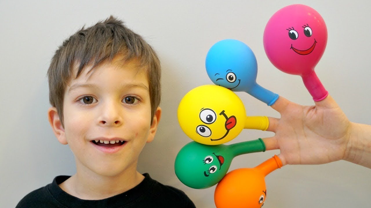 Kids Song with Balloons & Color - Learning Video - YouTube