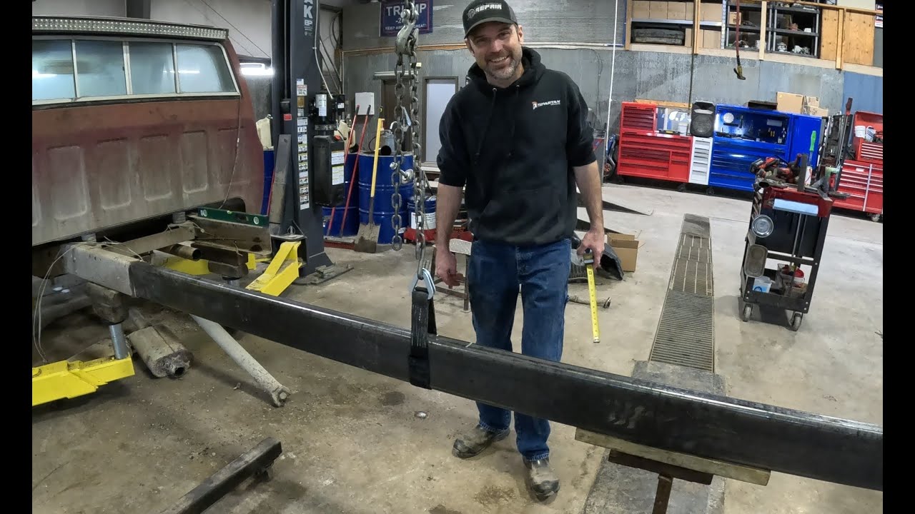 74 Chevy square body build continues.....new frame - YouTube