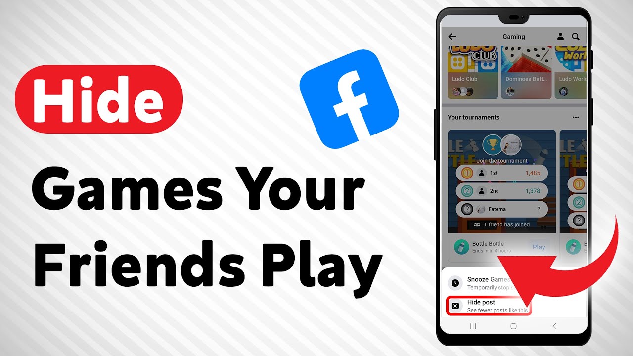 How To Hide Games Your Friends Play On Facebook - Full Guide - YouTube