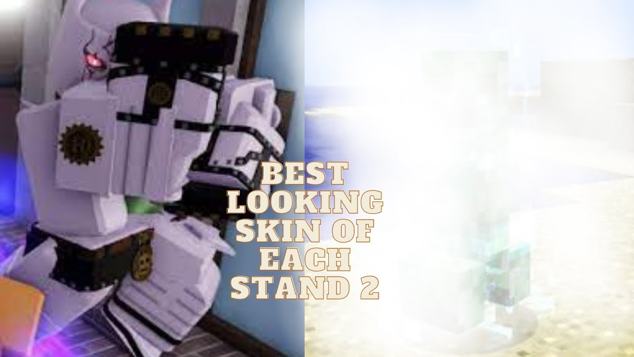 「YBA」Best looking skin of the each stand #2 (Part:4 Stands) - YouTube