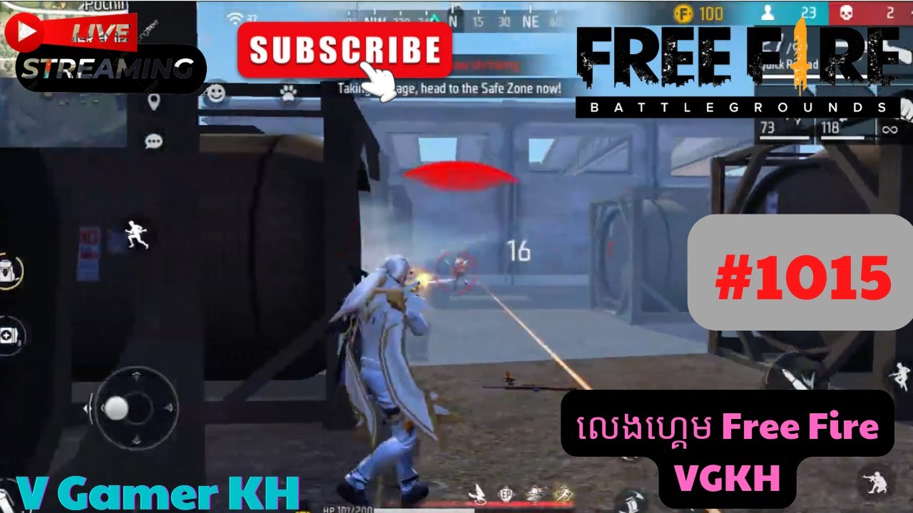 V Gamer KH | Garena Free Fire | លេងហ្គេម Free Fire VGKH | #1015 - YouTube