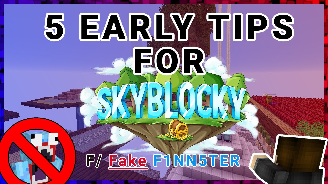 Starting Tips for Minecraft SKYBLOCK SUN on SKYBLOCKY! - YouTube