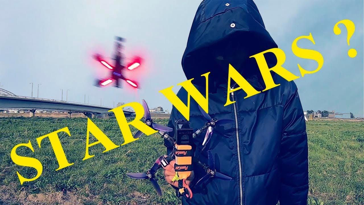 久しぶりにゲート1本たててみた !! FPV DRONE AstroX J5 STAR WARS ?【 GoPro HERO7 】 - YouTube