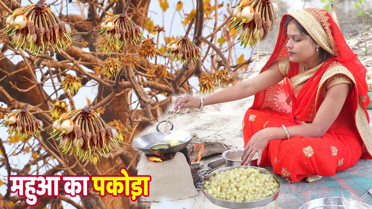 महुआ का पकोड़ा Sweet Pua Recipe| Malpua recipe-Gulgule Recipe| Mahua Ka ...