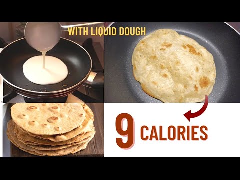 9 calorie pourable tortillas with liquid dough-Low calorie bread recipe ...