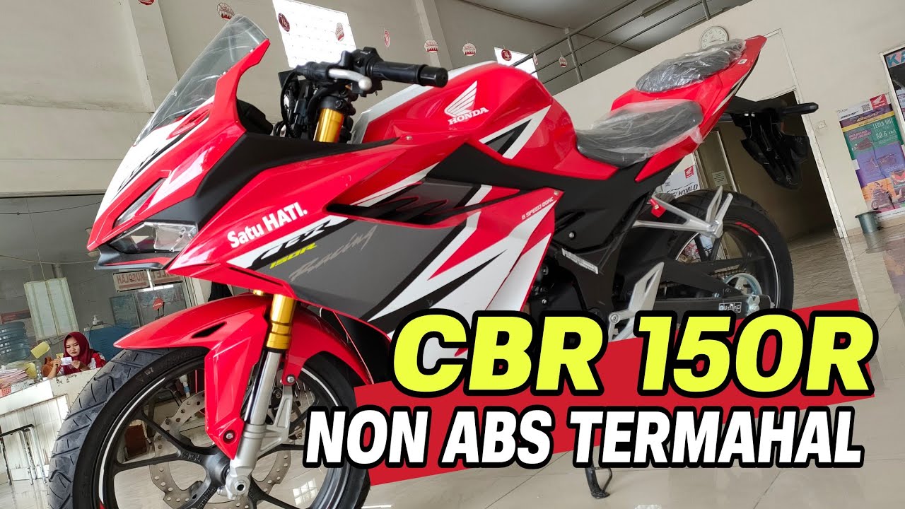CBR 150 R RACING RED NON ABS PALING MAHAL - YouTube