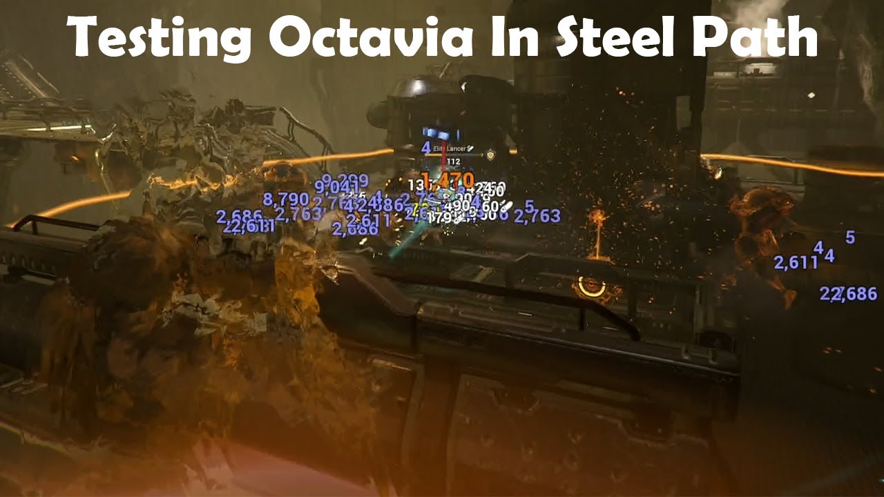 Testing Octavia in Steel Path - Warframe - YouTube