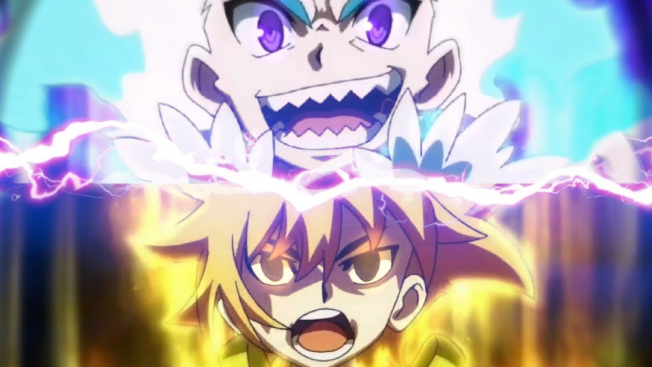 Beyblade burst Sparking - Free vs Lui - Fanmade - YouTube