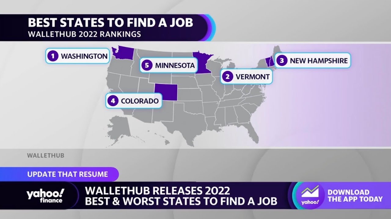 Washington named the best state in the U.S. to find a job - YouTube
