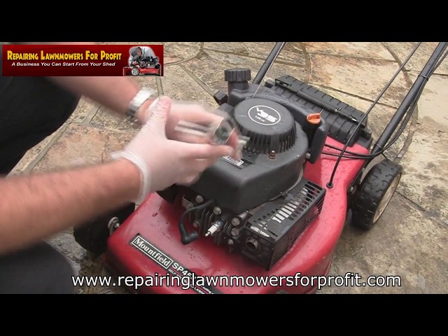 Mountfied SP454 Petrol Lawnmower Spring And Linkage Diagram, 47% OFF