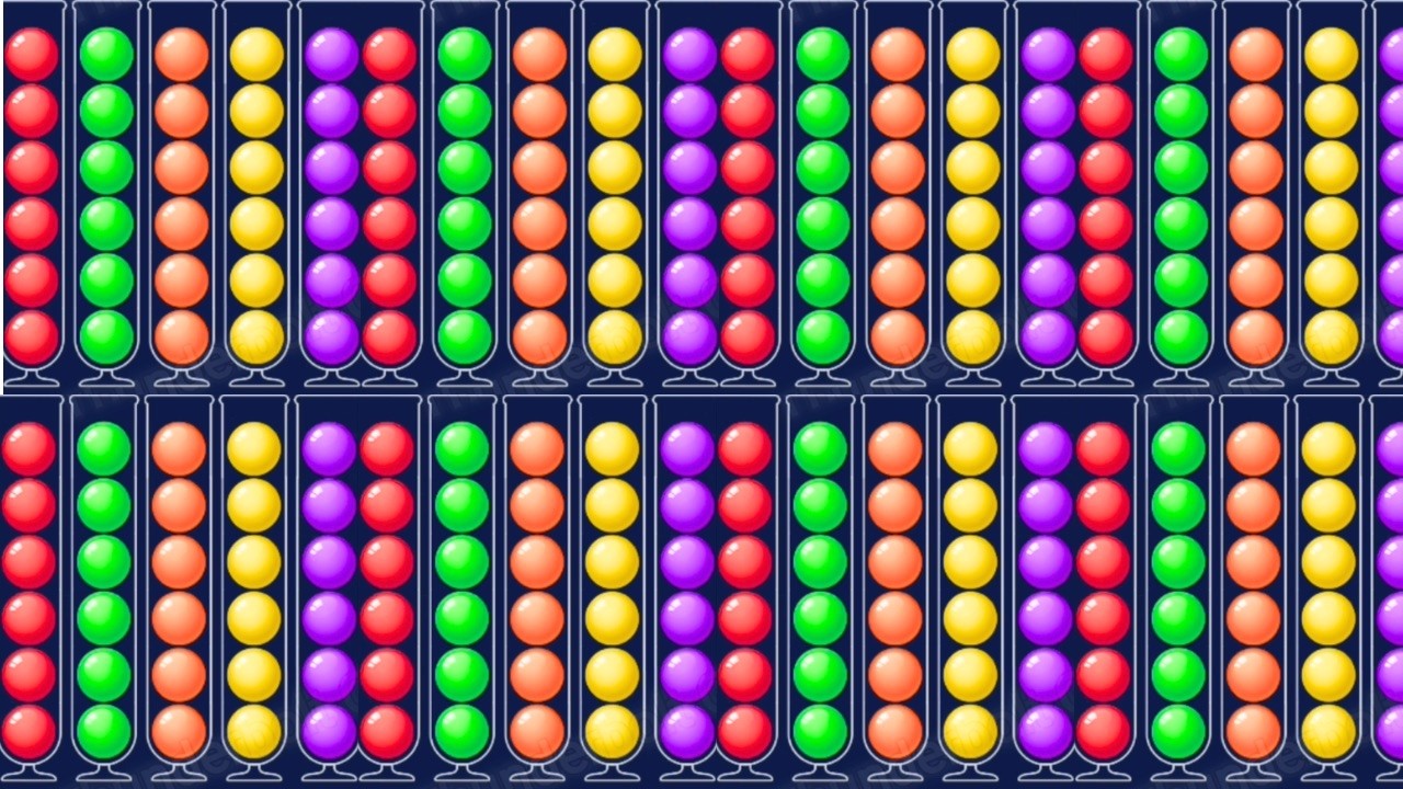 Ball Sort color Puzzle Game || Level 381-390 #ballsortpuzzle #ballgames ...