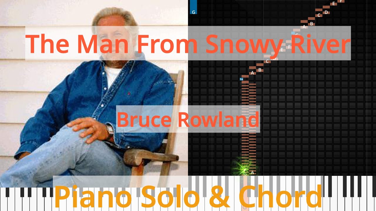 🎹Solo & Chord, The Man From Snowy River, Bruce Rowland, Synthesia Piano ...