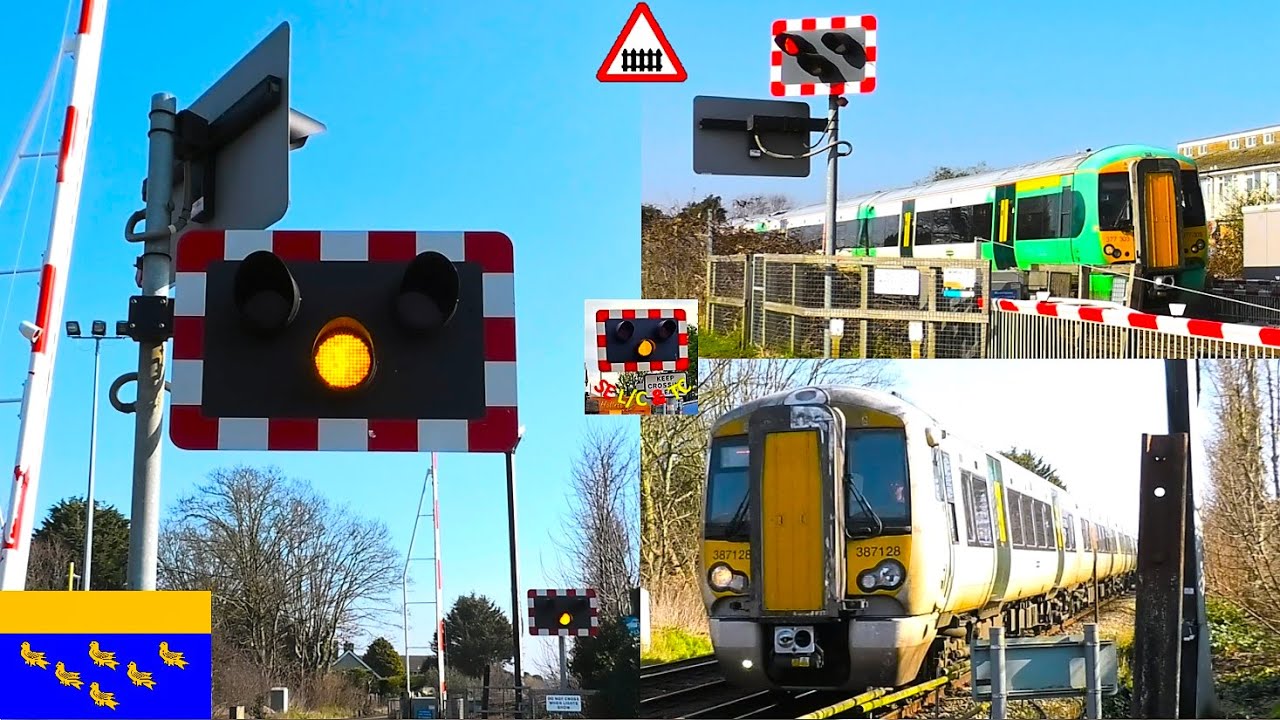 Roundstone Level Crossing, West Sussex - YouTube
