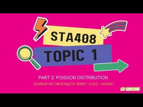 STA408: Topic 1 (Poisson Distribution) - YouTube
