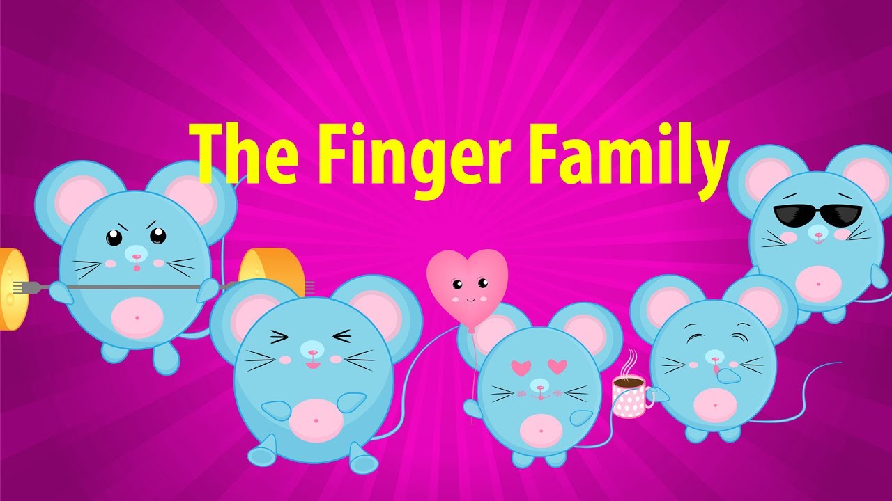Finger Family Songs Nursery Rhymes 💗Finger Family Mouse Family 💗 5 ...