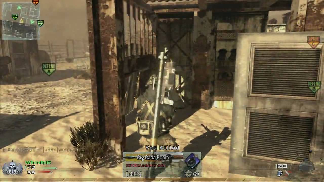 MW2: Third Person Domination on Rust: 62-5-9 - YouTube