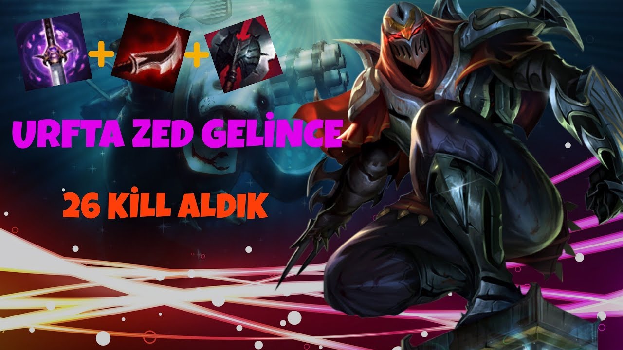 URF #2. 26 KİLL ZED. - YouTube