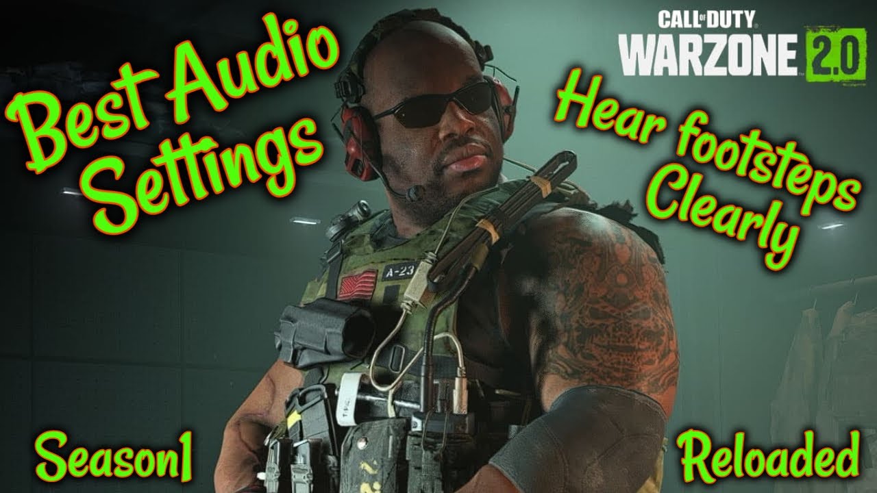 HEAR FOOTSTEPS Clearly Best Audio Settings MW2/WARZONE2.0 - YouTube