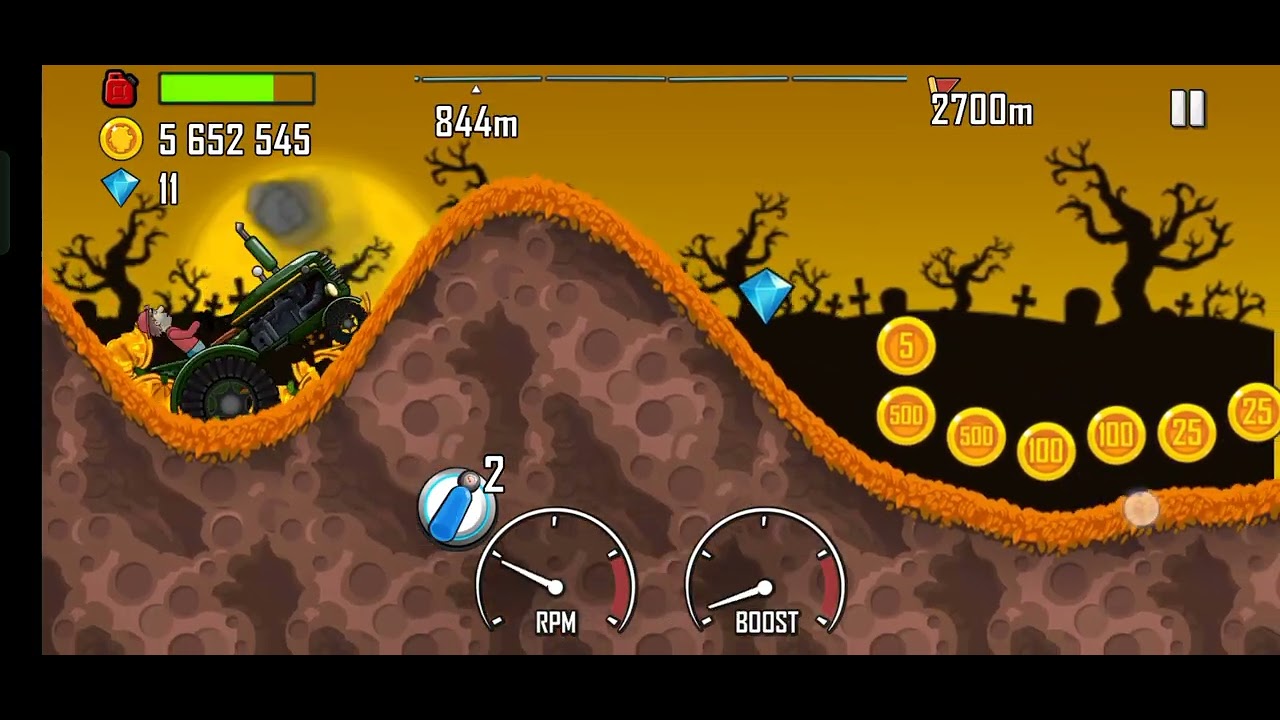 Hill Climb Racing || Haunted || Tractor || VikramTimeToPlay - YouTube