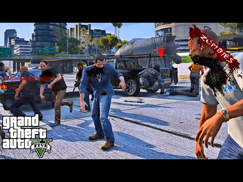 GTA 5 - Michael Becomes A ZOMBIE | GTA 5 MODS