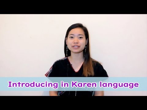 Learn to speak Karen language #2 introducing oneself - YouTube
