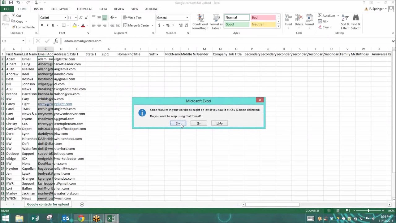 How to Import Your Database into eEdge - YouTube