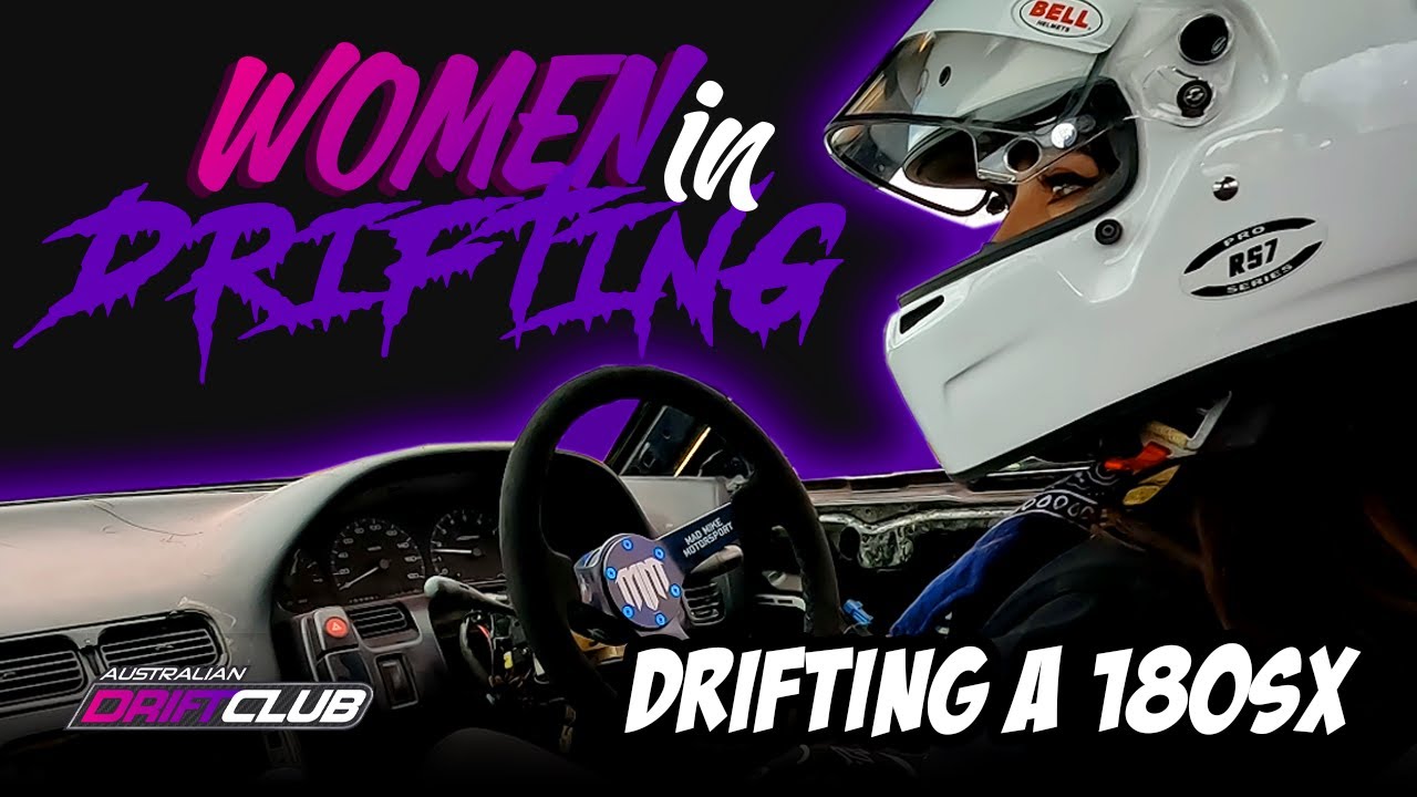 Drifting a 180sx | Women in Drifting | AUSDC - YouTube