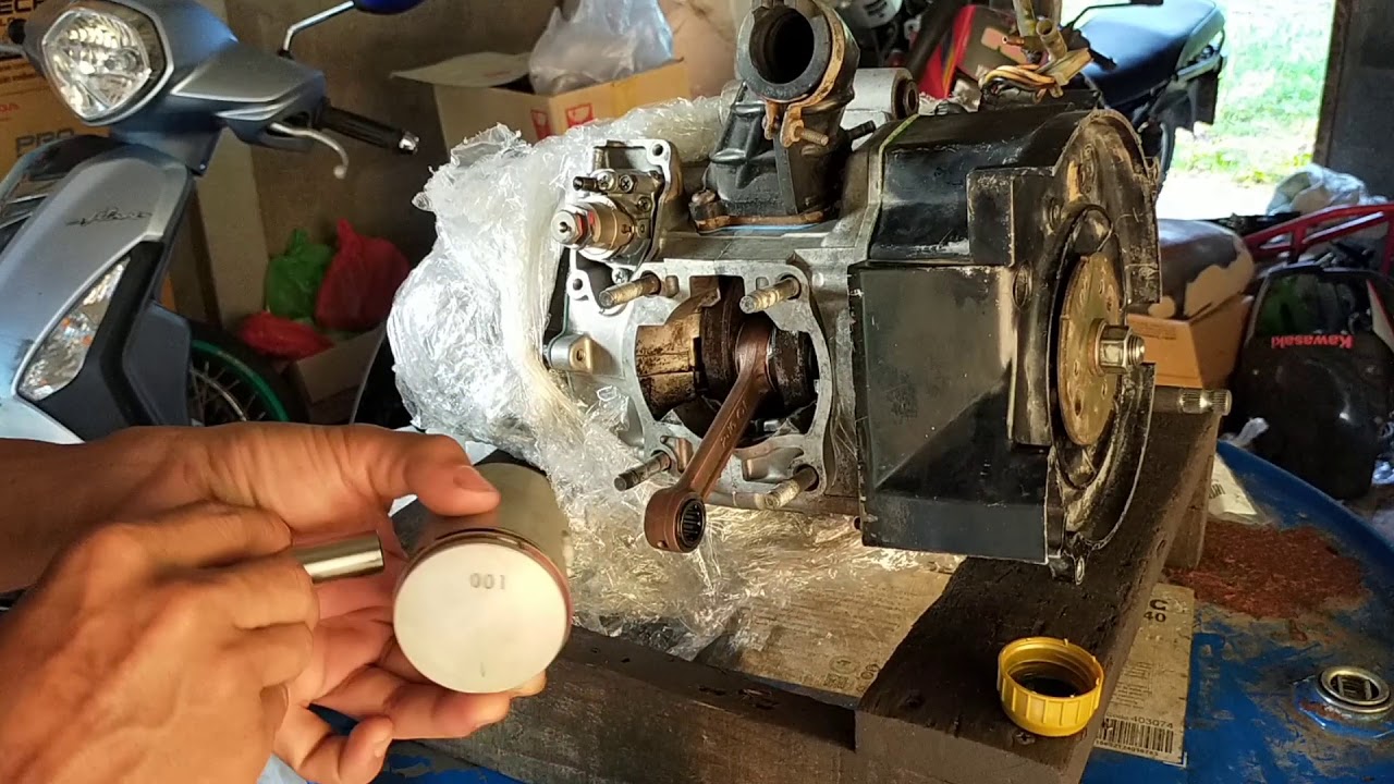 ประกอบเครื่อง MATE 111 EP.5 [ประกอบหรีดวาล์ว,เสื้อสูบ,ฝาสูบ] - YouTube