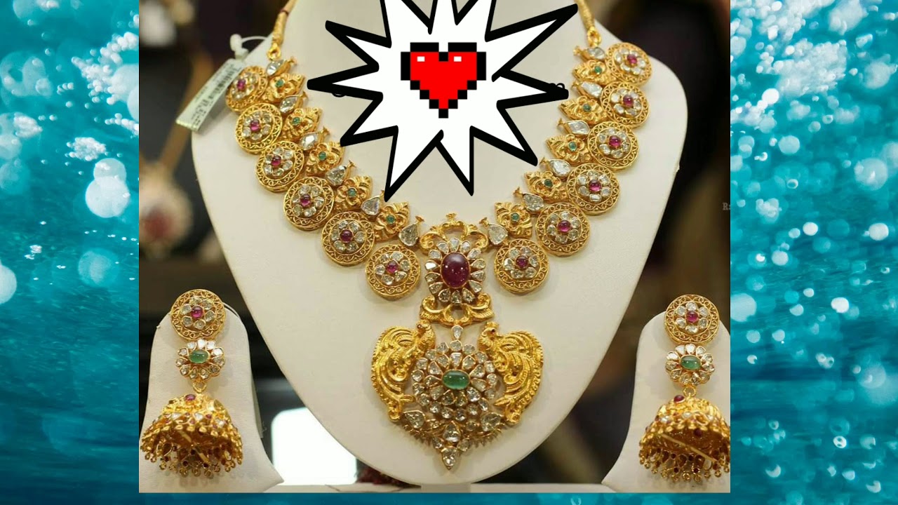 Gorgeous Neck Chain Designs👑💃// Part -5😍 - YouTube