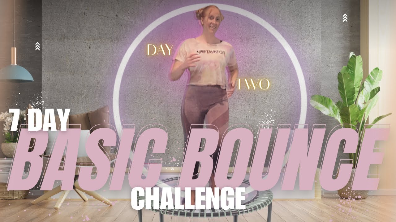 DAY 2:BASIC Bounce Challenge. Ditch the Dreadmill-This Fat-Burning Workout Is Way More Fun! Jump ...