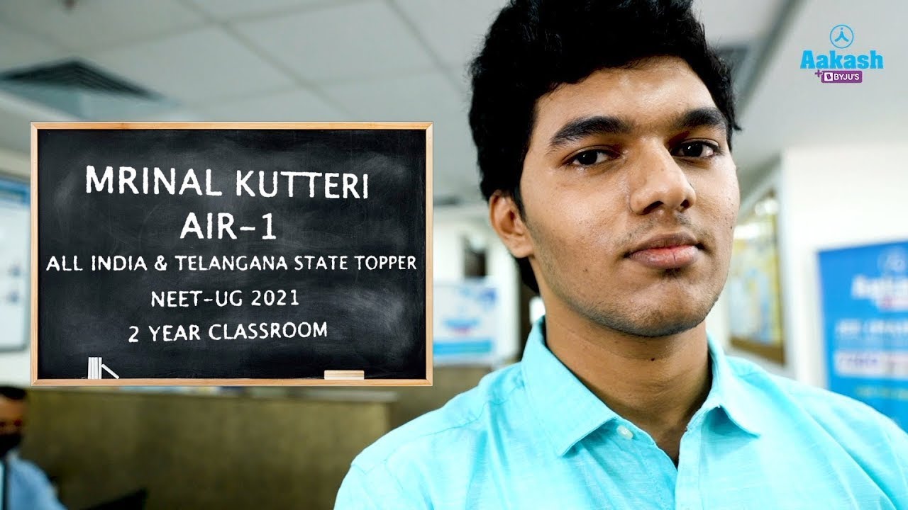 NEET UG 2021 Topper | Mrinal Kutteri - AIR 1 - Time Tables aren't my ...