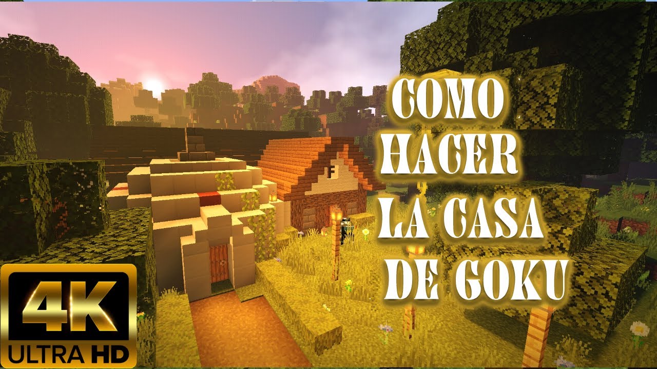Minecraft 1.17. Construcción de la casa de Goku. | Tutorial parte #1 ...