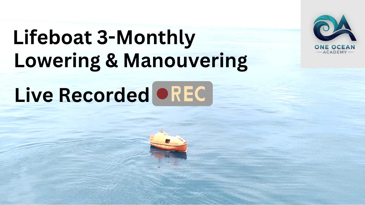 Lifeboat Lowering and Manouvering Procedure with Hook Release - YouTube