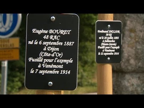 Réhabilitation des fusillés de 14-18 : un hommage est rendu à un Dijonnais